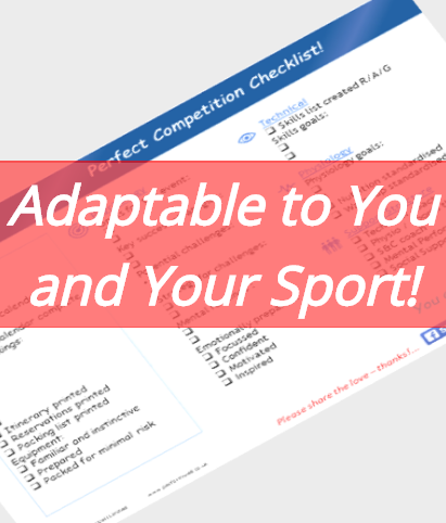 Get Sports Competition Checklist ⋆ PerformWell